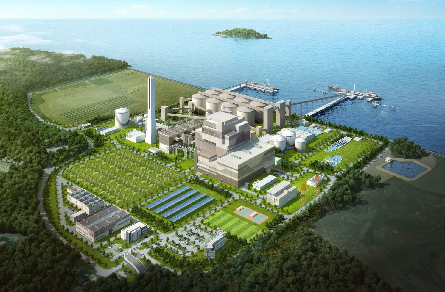 Eight coal silos for new thermal power plant in South Korea - ESI ...